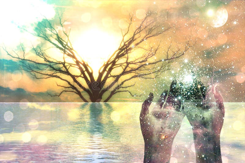 Spiritual Composition stock illustration. Illustration of light - 11291287