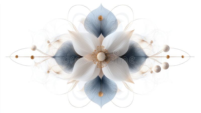 Spiritual Design: Mandala with Complex Patterns and Geometric ...