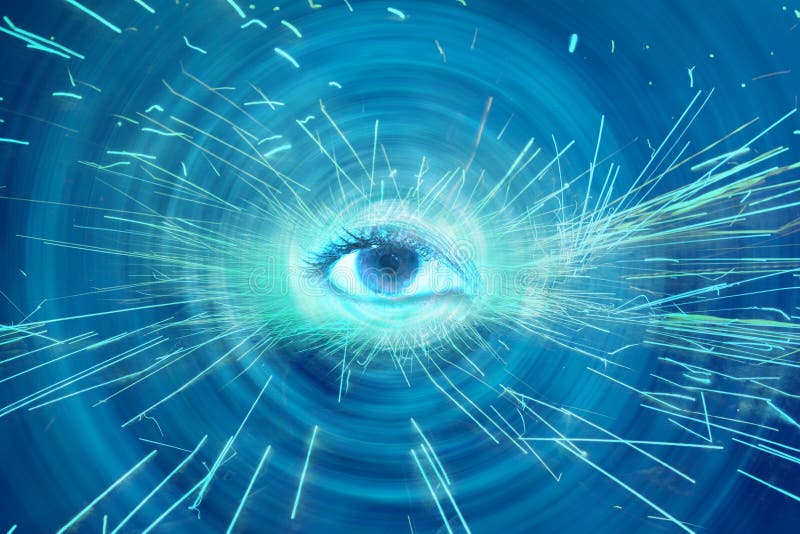Spiritual Eye stock illustration. Illustration of divine - 14956073