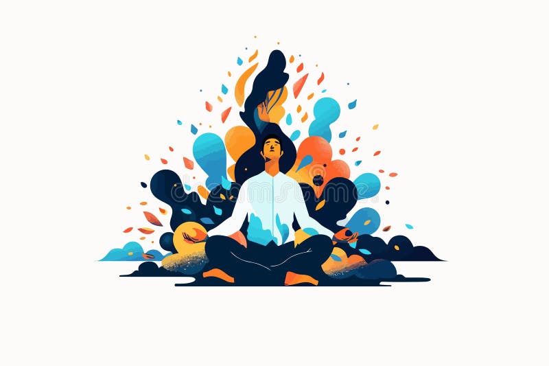 Spiritual Isolated Vector Style Stock Vector - Illustration of esoteric ...