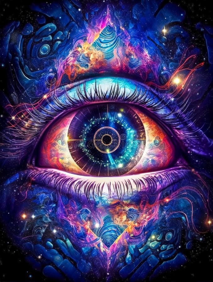 Spiritual Magical Esoteric Eye, Intuitive Vision, Made with Generative ...