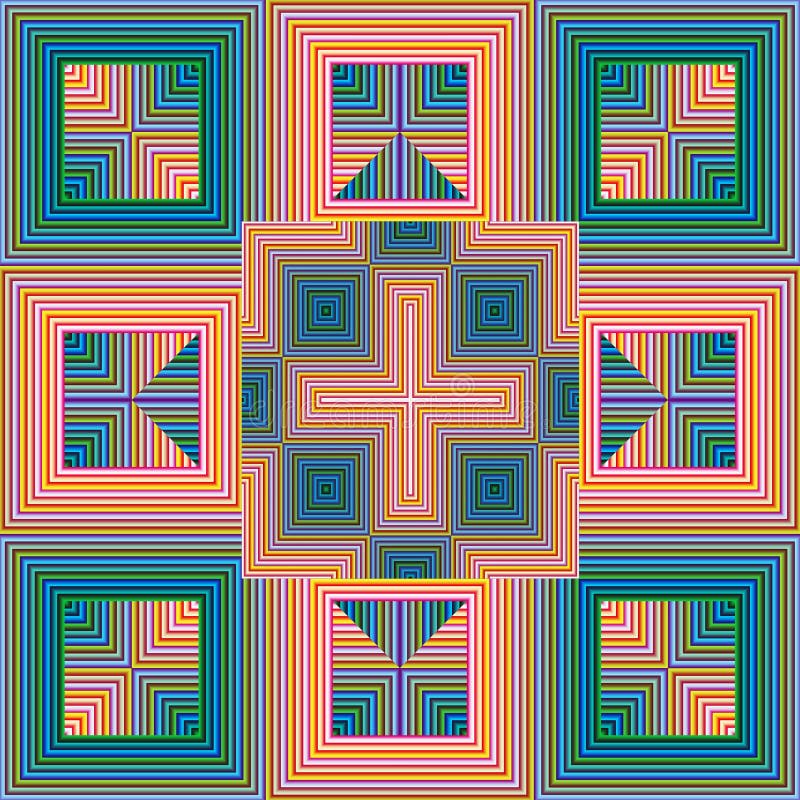 Spiritual Pattern stock illustration. Illustration of symmetry - 38481983