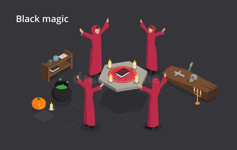 Witch Using Magic Stock Illustrations – 111 Witch Using Magic Stock ...