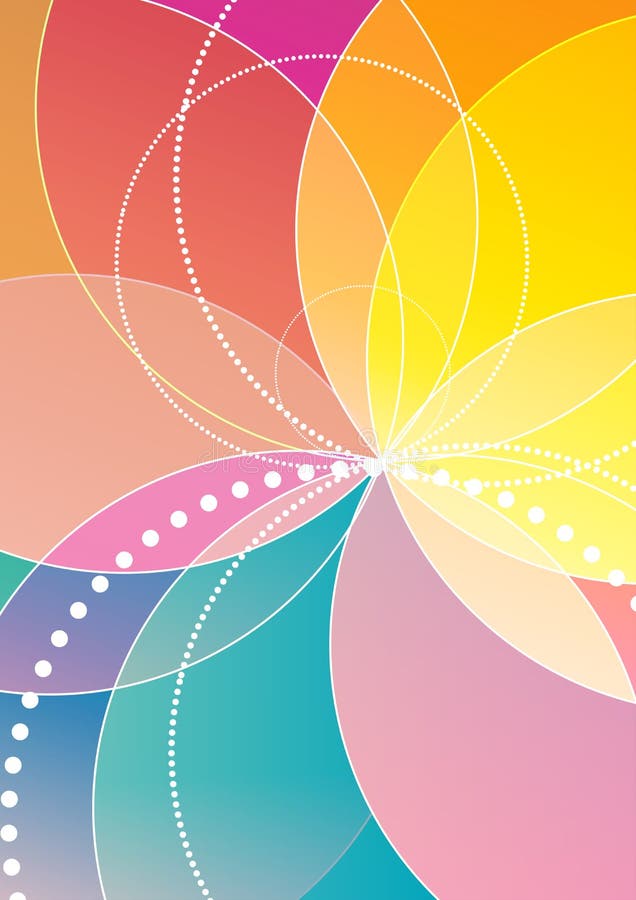 Spirograph Art Design Backgraund. Stock Vector - Illustration of flower ...