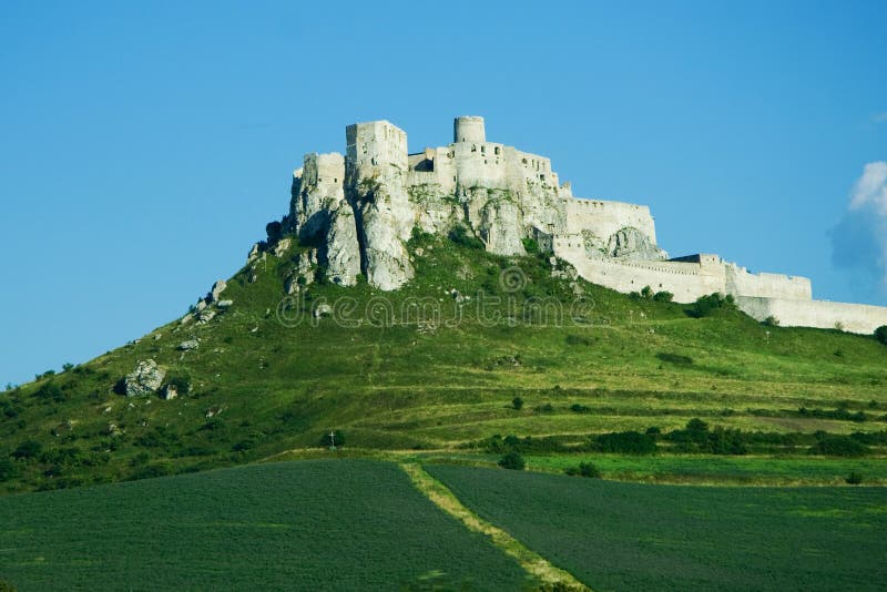 Spisky Castle stock photo. Image of important, huge, architecture ...
