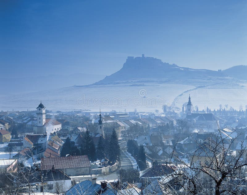 Spissky castle stock photo. Image of town, slovakia, spis - 3356072