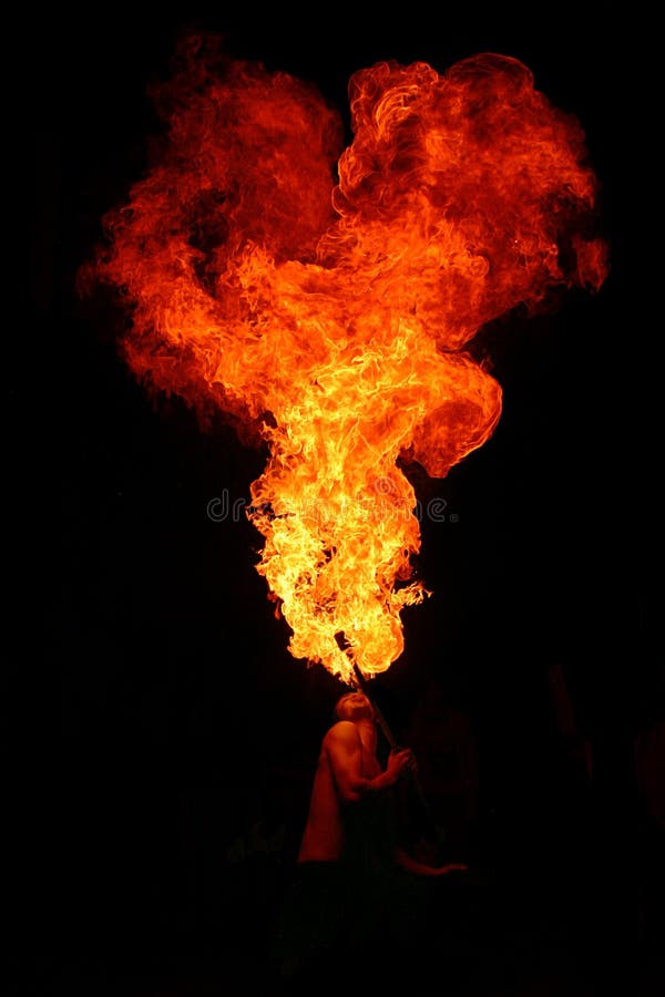Spit fire stock image. Image of fire, dangerous, blazing - 1361829