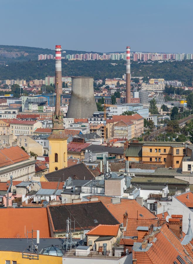 Spitalka Power Station stock photo. Image of power, town - 350004686