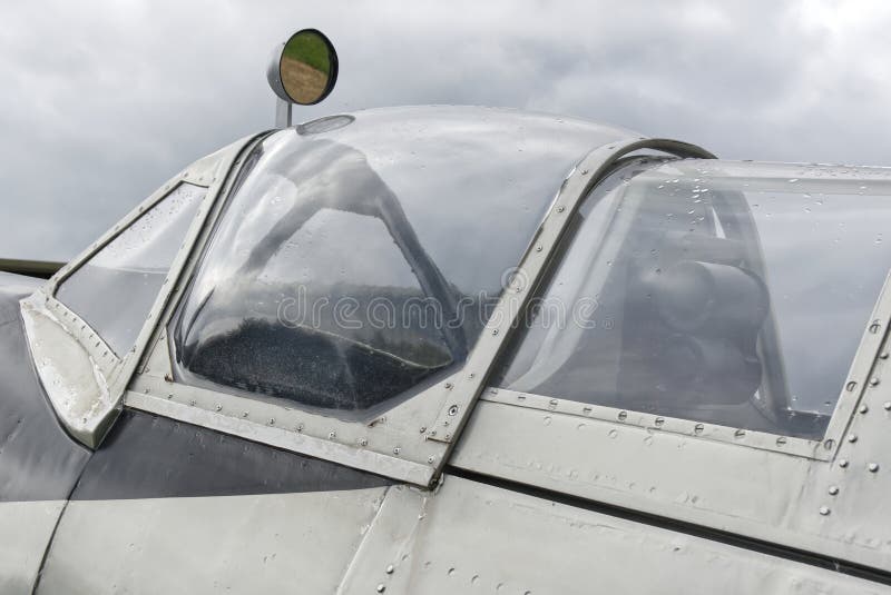 Spitfire cockpit canopy stock image. Image of canopy - 349988365