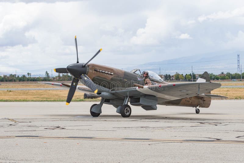Spitfire Di Vickers Supermarine Su Esposizione Fotografia Editoriale ...