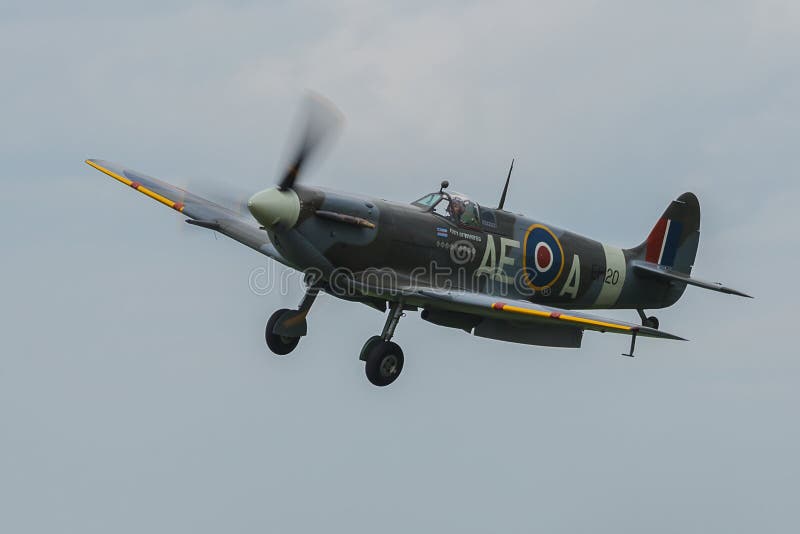 Spitfire Mk.IX editorial stock image. Image of vliegtuig - 100799434