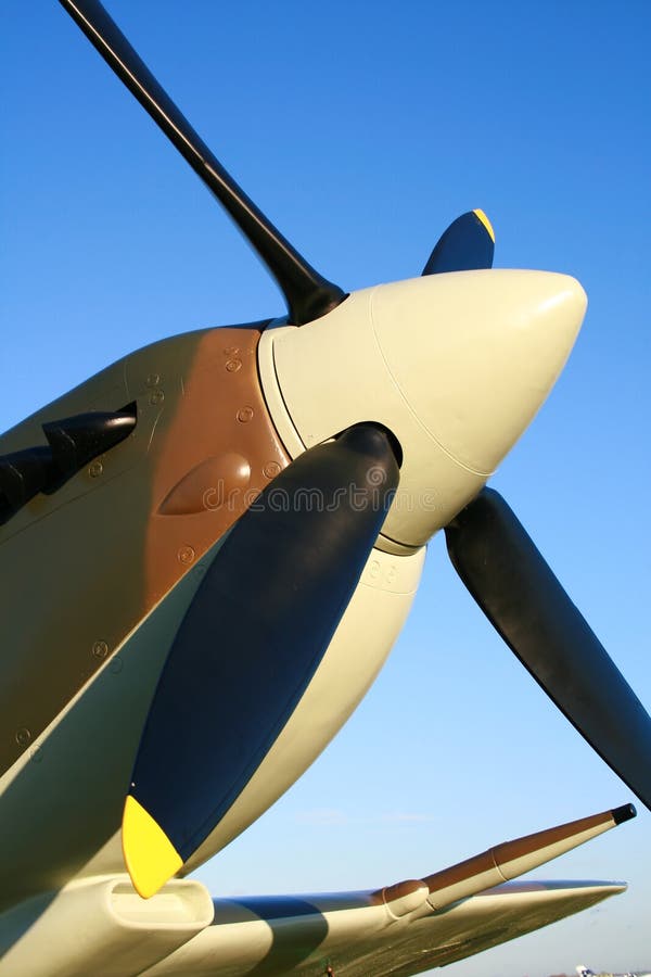 Spitfire Prop stock photo. Image of battle, warplane, airplane - 1673378