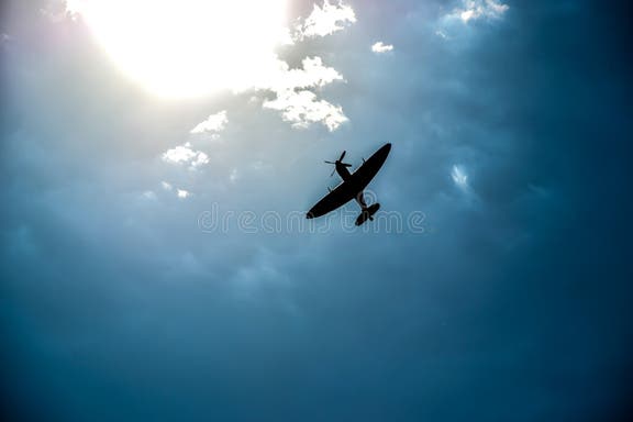 Spitfire Silhouette Stock Photos - Free & Royalty-Free Stock Photos ...