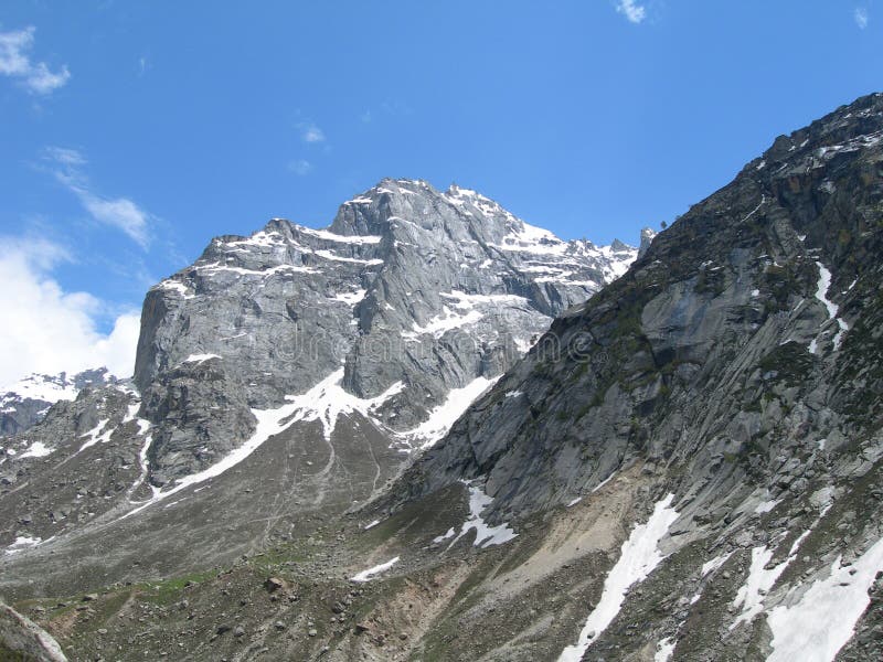 Spiti Valley in the Himalayan Mountains, India Stock Image - Image of ...