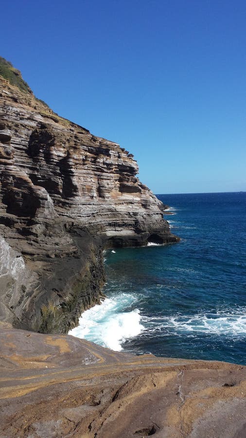 Spitting Cave of Portlock stock image. Image of states - 64447115