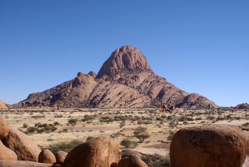 Spitzkoppe in Namibia stock photo. Image of spitzkoppe - 44352660