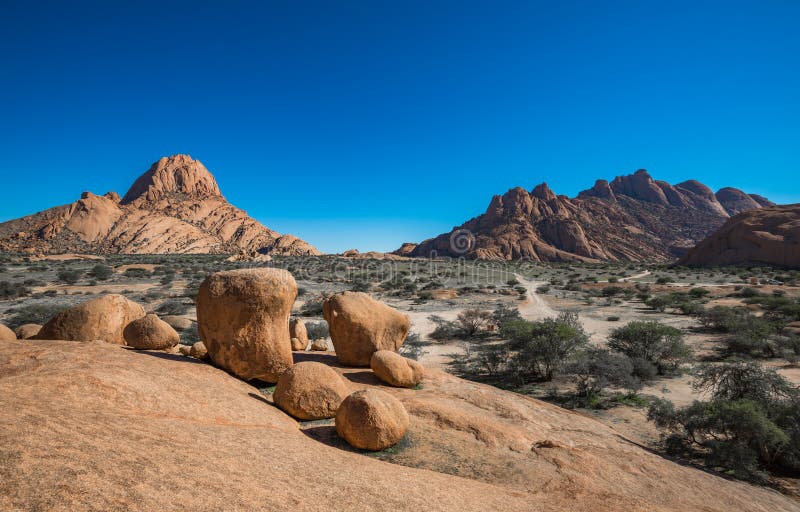Spitzkoppe, Unique Rock Formation in Damaraland, Namibia Stock Image ...