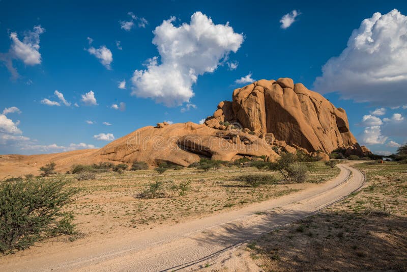 Spitzkoppe, Unique Rock Formation in Damaraland, Namibia Stock Photo ...