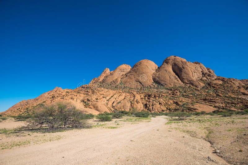 Spitzkoppe, Unique Rock Formation in Namibia Stock Photo - Image of ...