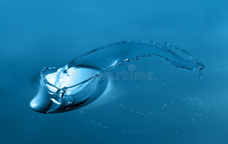 Splash stock photo. Image of drops, blue, bubble, ripple - 1641884
