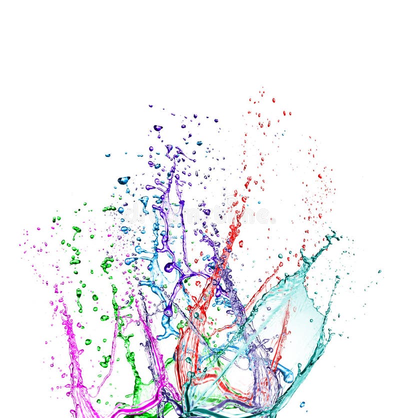 Splash stock photo. Image of isolated, pour, color, drop - 19612042
