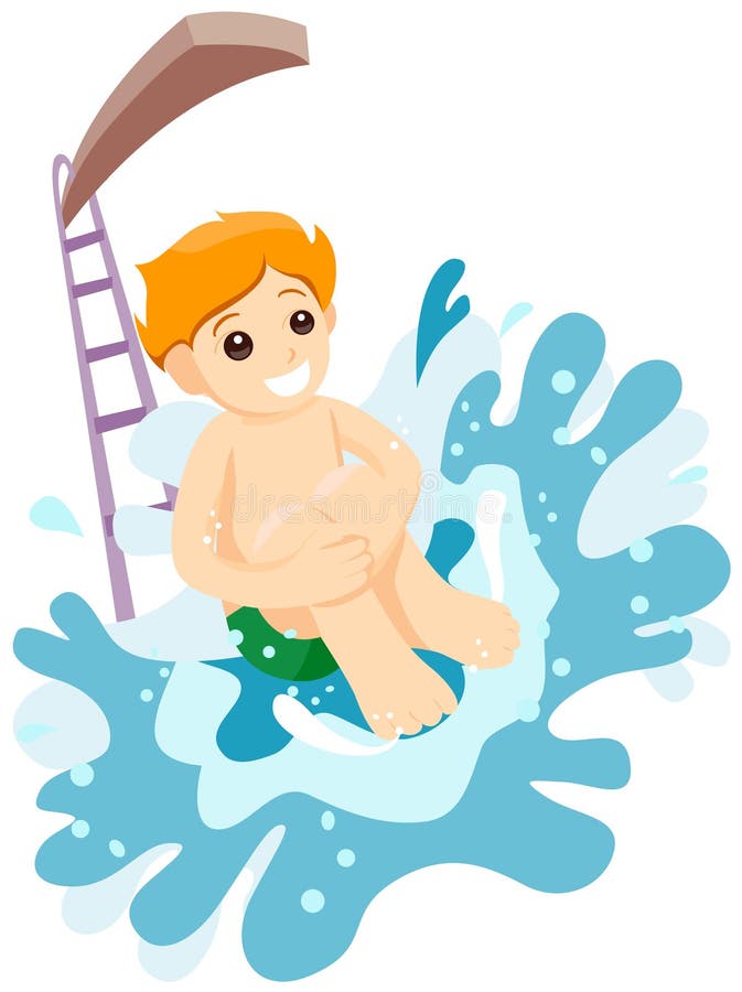 Two Swimmers stock illustration. Illustration of diving - 33487