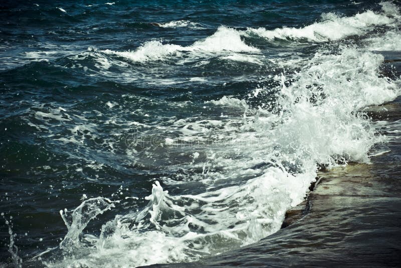 Splash! stock image. Image of tide, sand, droplets, splash - 7523631