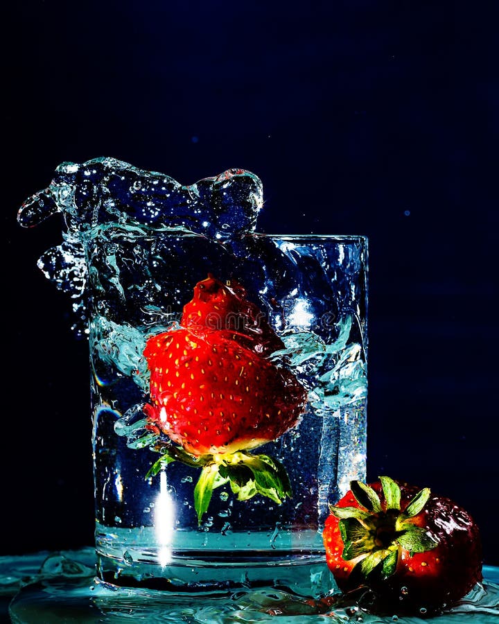 Splash a Berry Splash stock image. Image of splashing - 109256633