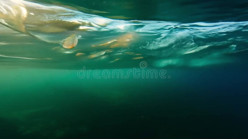Camera Falls into Sea Water Creates a Dynamic Splash Across Ocean ...