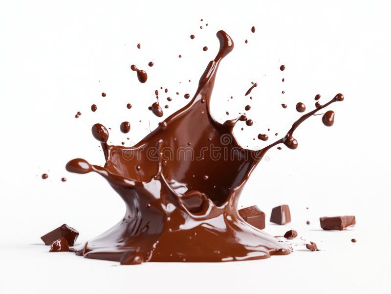 Splash Chocolate Chips Ground Stock Photos - Free & Royalty-Free Stock ...