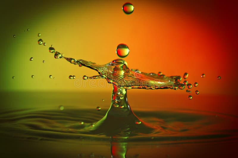 Splash of colored water stock image. Image of abstract - 64989903