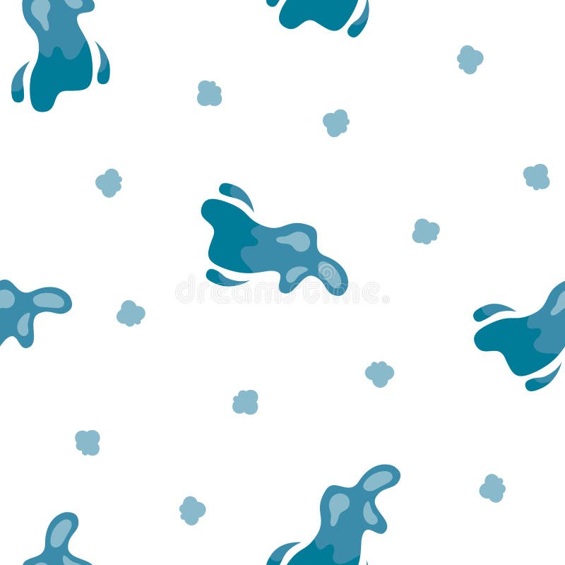 Splash Colorful Spot. Seamless Pattern Stock Vector - Illustration of ...