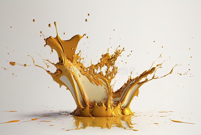 Splash of Colors Paint in the Air, Multicolors Paint Splashing ...