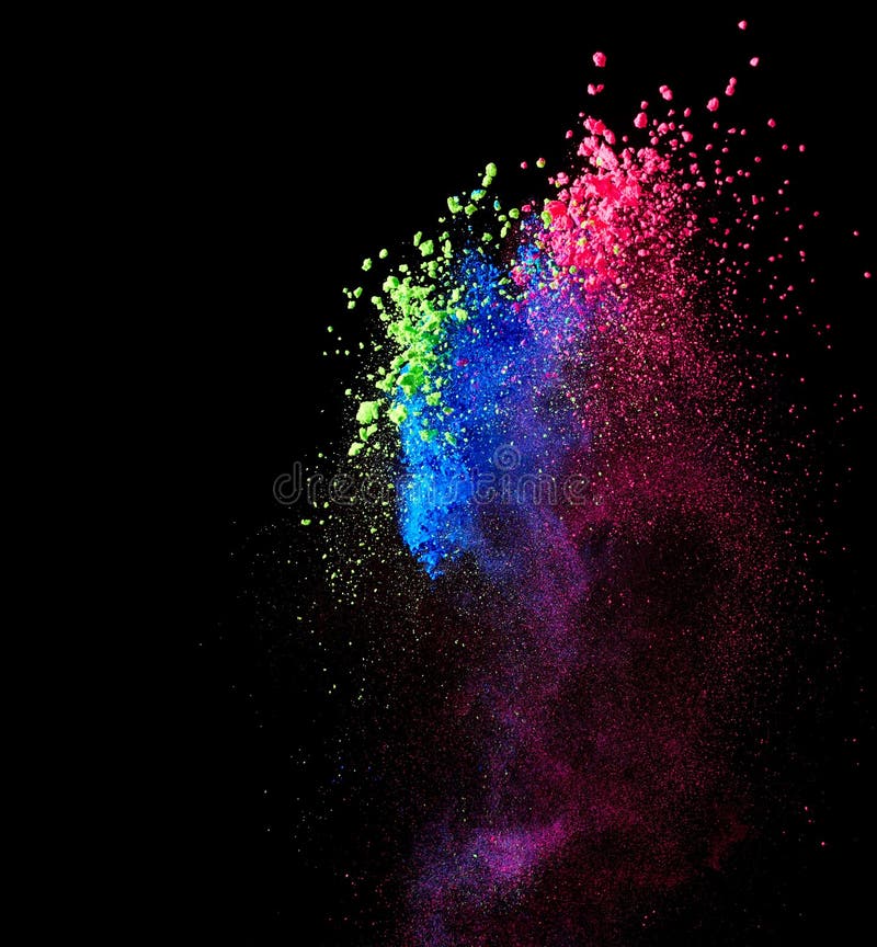 Splash of colourful powder stock photo. Image of splatter - 85478748