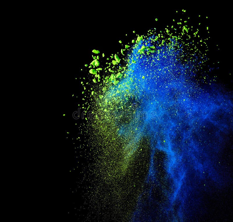 Splash of colourful powder stock image. Image of fashion - 85478833
