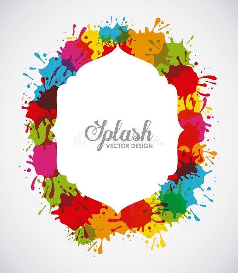 Splash concept design stock illustration. Illustration of design - 64354371