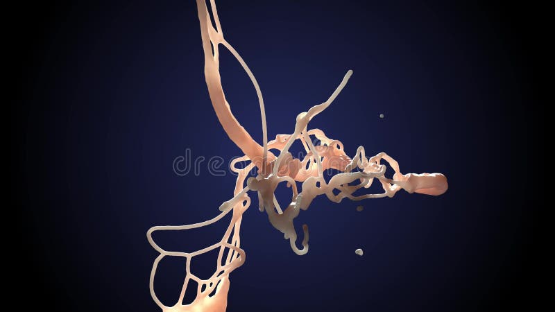 Splash Cream Subsurface Scattering Sss Super 3d Stock Illustration ...