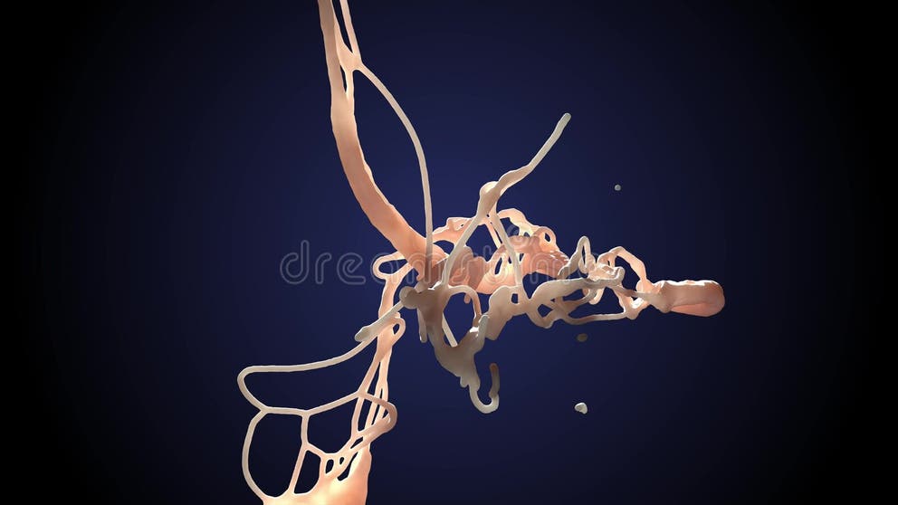Splash Cream Subsurface Scattering Sss Super 3d Stock Illustration ...