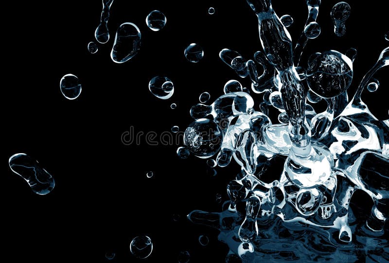 Splash in the Dark stock illustration. Illustration of blobs - 25162355