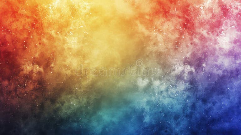 A Splash of Different Rainbow Colors. Background of Rainbow Colors ...