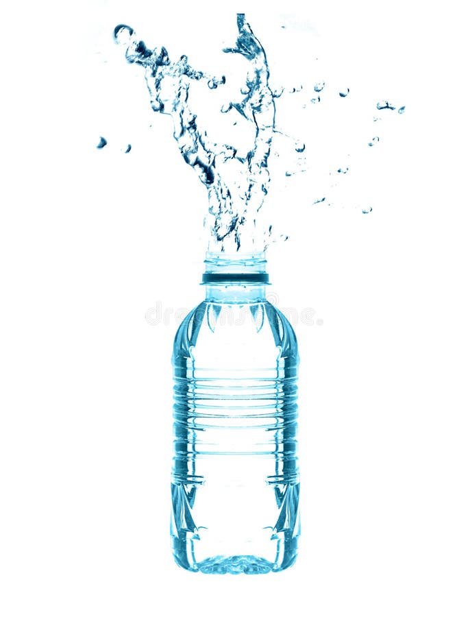 Splash and Distribution of Fresh Drinking Water Stock Image - Image of ...