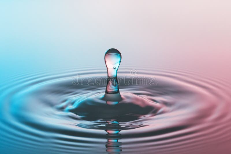 Splash from drop stock photo. Image of circle, ripple - 217825490