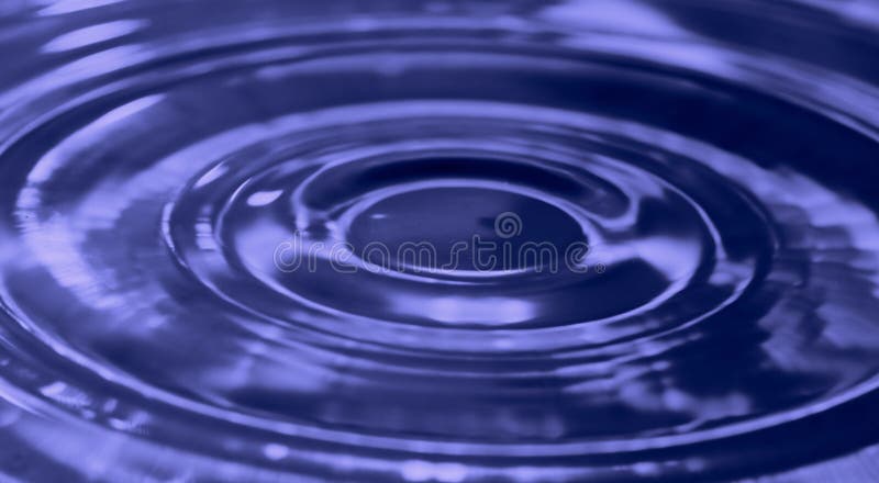 Splash Drop of Water in a Blue Shade Stock Photo - Image of falling ...