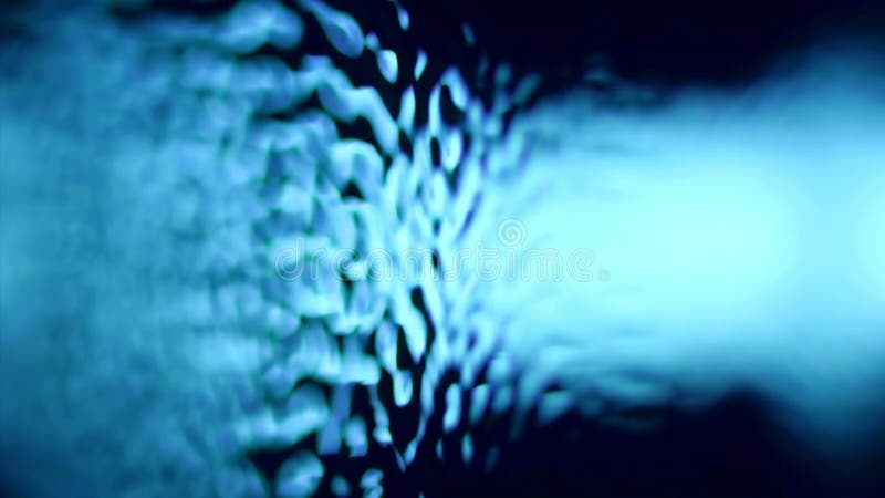Splash Drops Liquid in Blue Color. Intense Movement of Splashes and ...