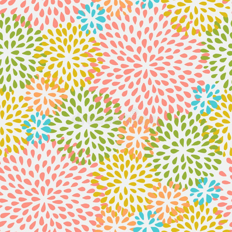 Splash Drops Seamless Pattern Stock Vector - Illustration of repetition ...