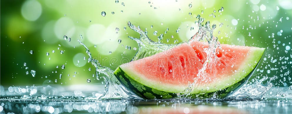 Splash Effect Fresh Fruit, Splash Effect Fresh Fruit with Watermelon ...