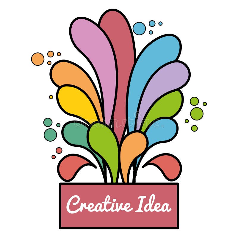 Flow of ideas stock illustration. Illustration of illuminated - 7381323