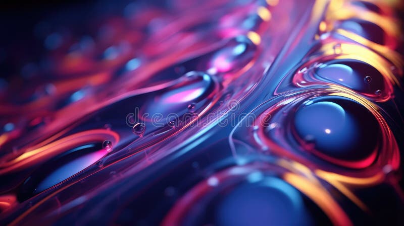 Splash Flowing Drops Liquid Stock Illustration - Illustration of ...