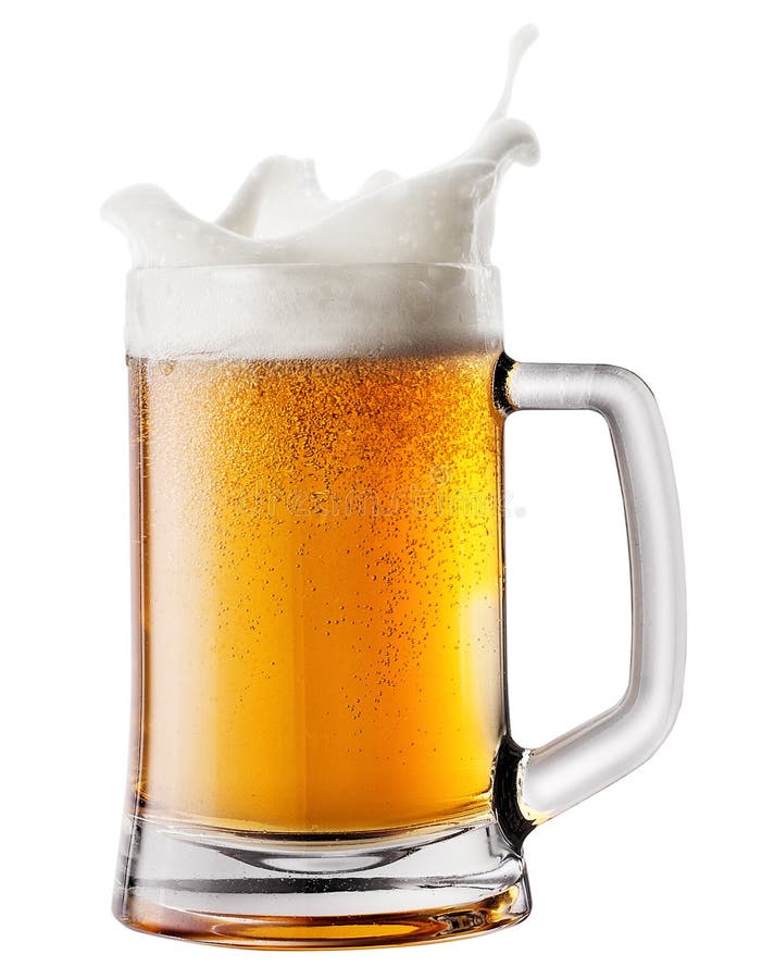 Beer mug splash stock image. Image of alcohol, lager - 131060597