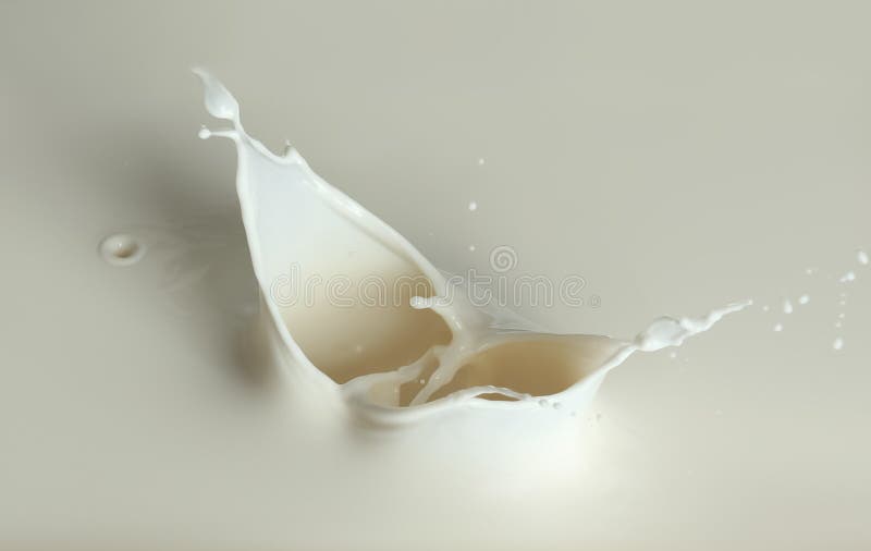 Splash of fresh milk stock photo. Image of abstract - 151340972